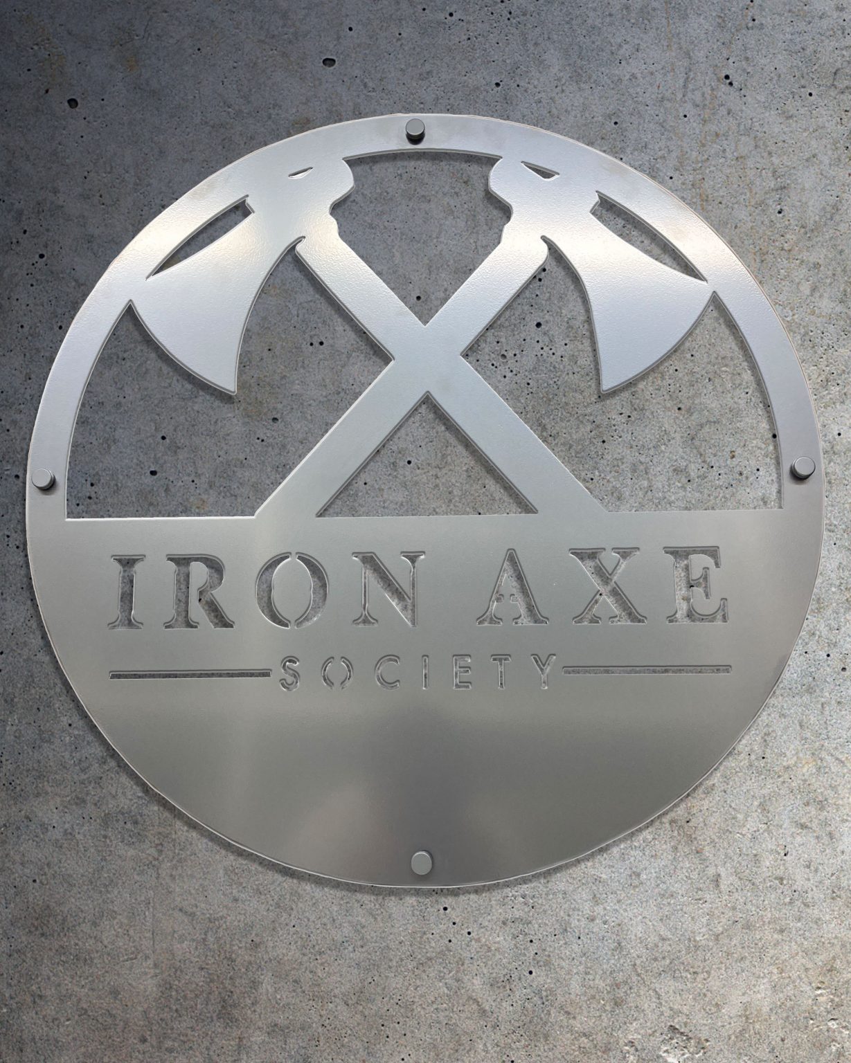 Laser Cut Steel only Signs | Lite Tops Custom Light Fixtures & Lamp Shades