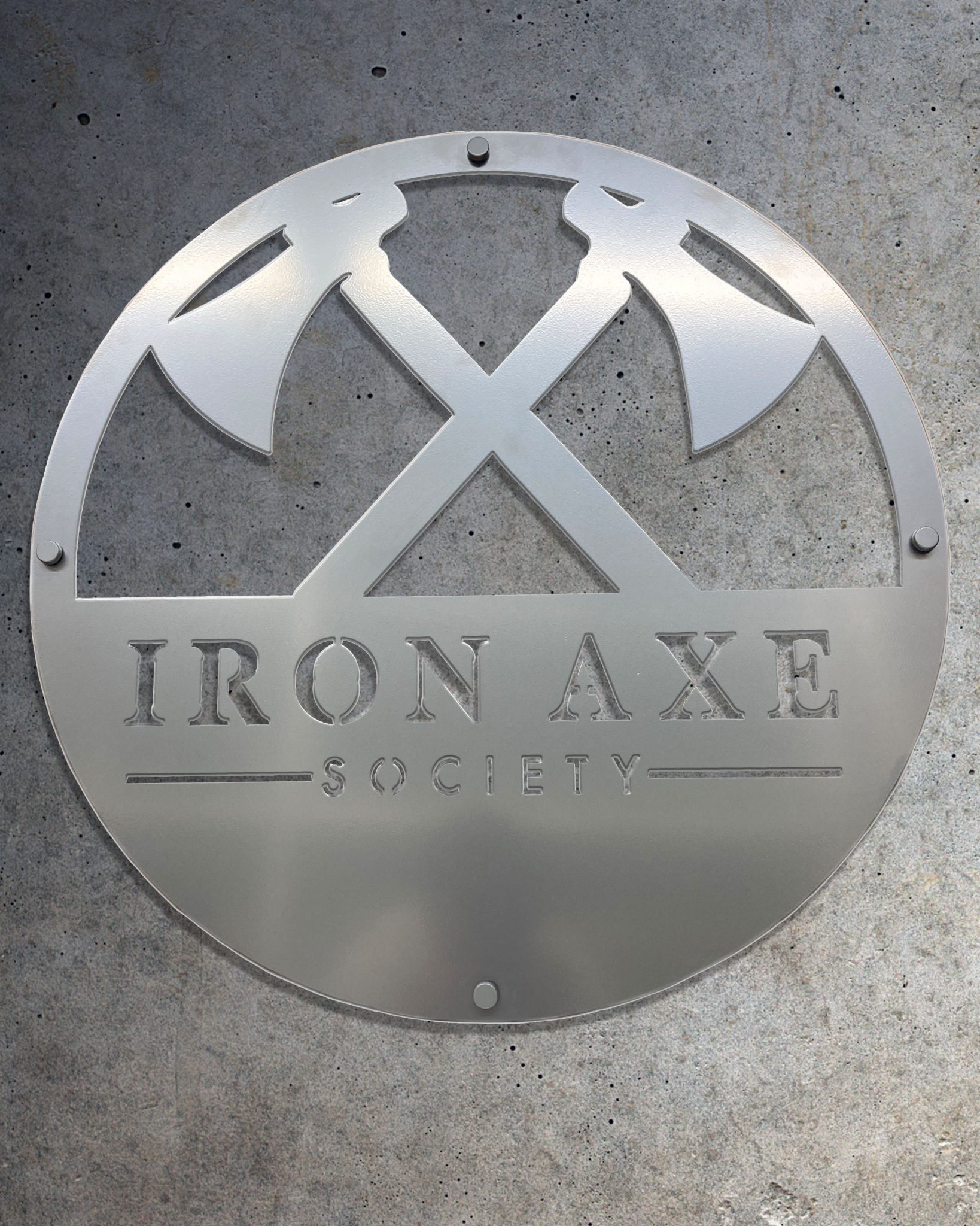 Laser Cut Steel only Signs | Lite Tops Custom Light Fixtures & Lamp Shades